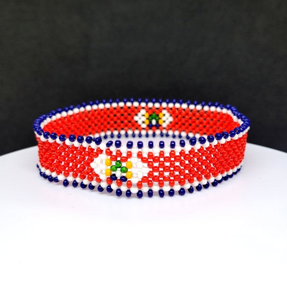 Costa Rica Flag Bracelet Etsy