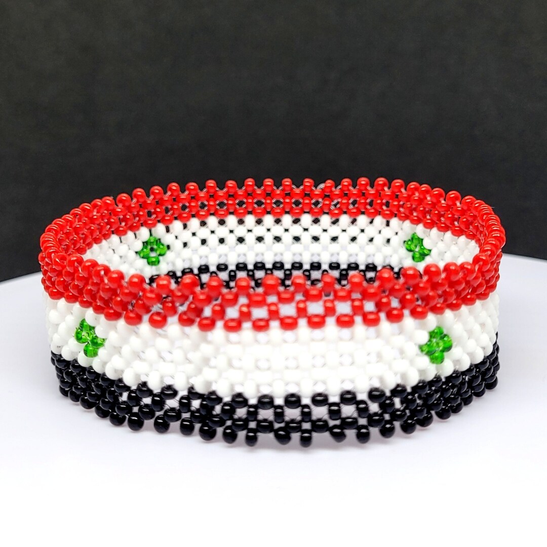 Syria Flag Bracelet - Etsy