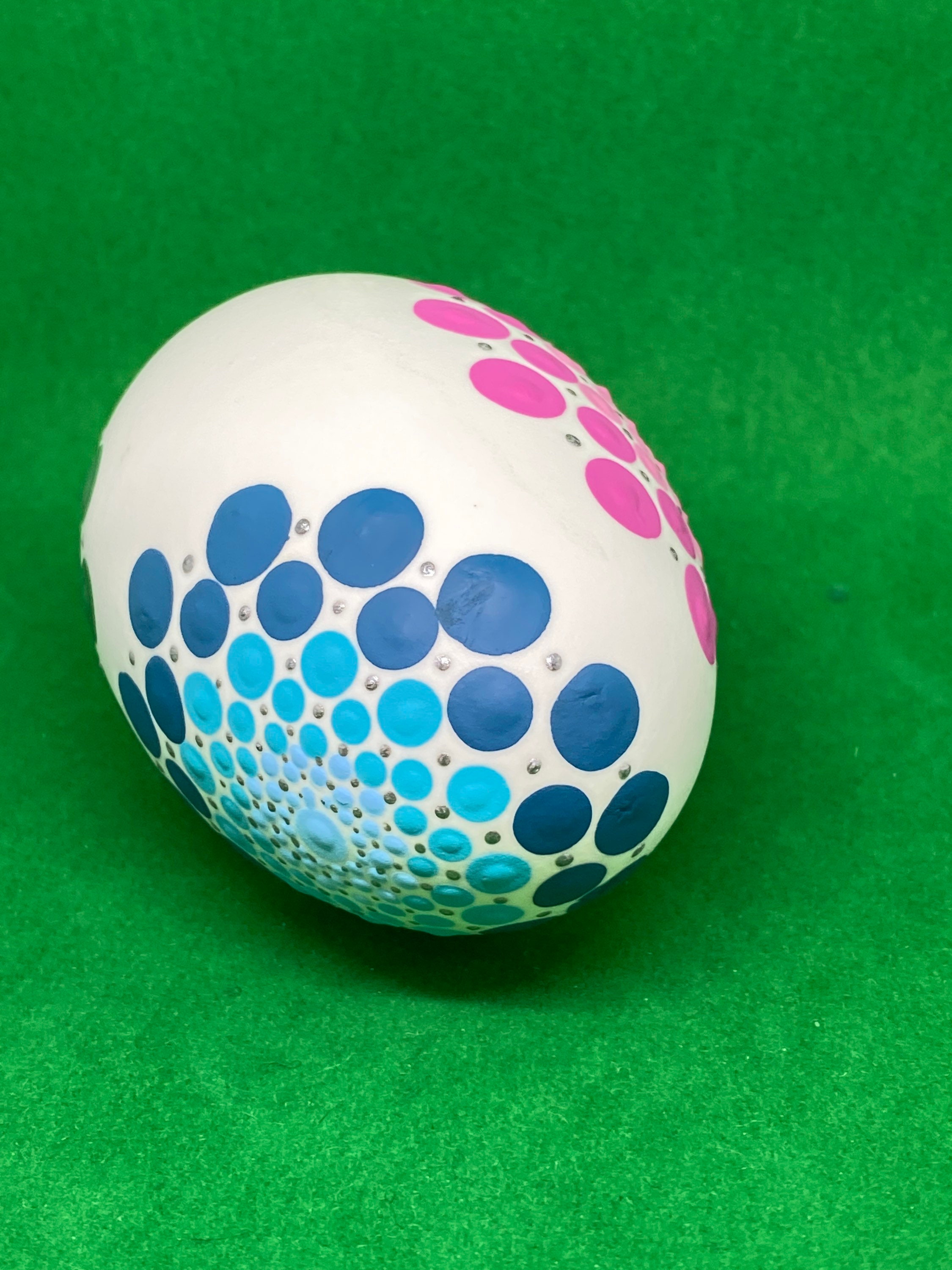 Mandala Easter Egg Painted Egg Dot Painting Unique - Etsy UK