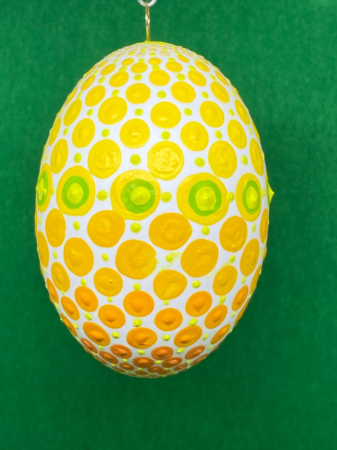 Mandala Easter Egg, Painted Egg, Dot Painting, Unique - Etsy