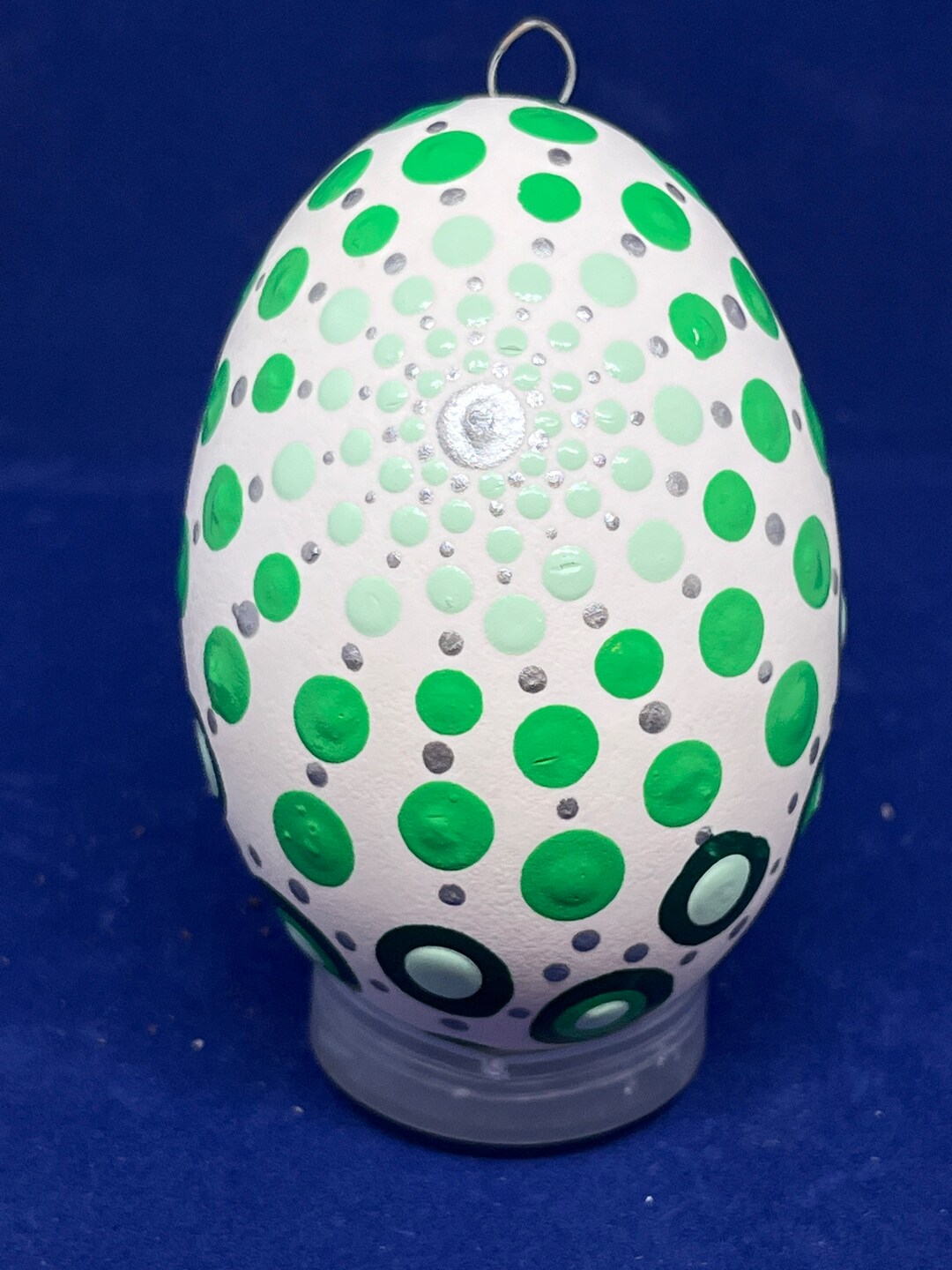 Mandala Easter Egg, Painted Egg, Dot Painting, Unique - Etsy