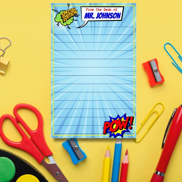 Teacher Letterhead - Etsy