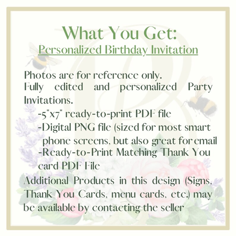 Cute Ice Cream Birthday Party Invitation Bundle, Watercolor Ice Cream ...