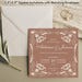 Mocha Square Wedding Invitations, Chocolate Cocoa Neutral, Elegant ...