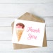 Ice Cream Thank You Notes, Cute Watercolor Ice Cream Cone Printed Thank ...