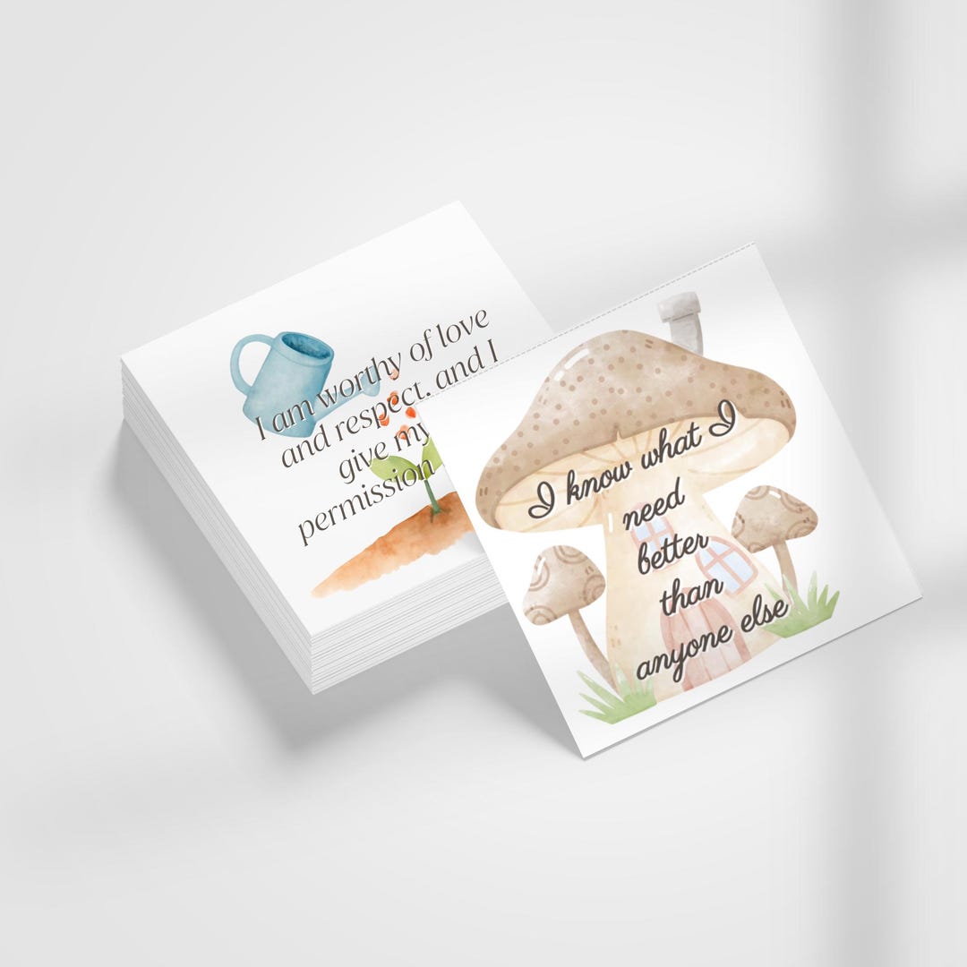 Affirmation Cards for Introverts, Daily Encouragement Card Set ...