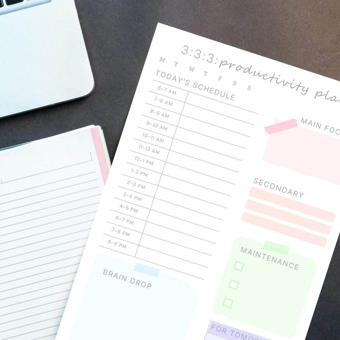 Productivity Planner for Students, Study Planner for Procrastinators ...