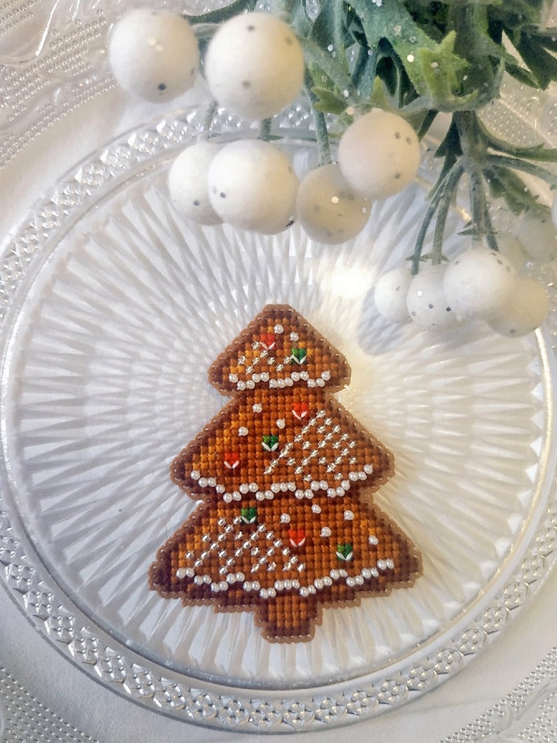 Cross Stitch Pattern gingerbread Christmas Tree - Etsy