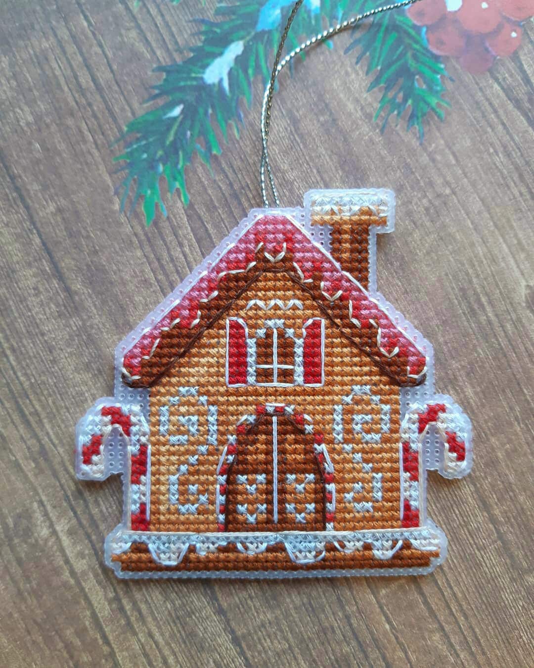 Cross Stitch Pattern gingerbread House 3 DMC - Etsy