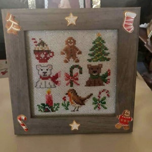 Cross Stitch Pattern Christmas Sampler DMC Embroidery Chart Printable ...