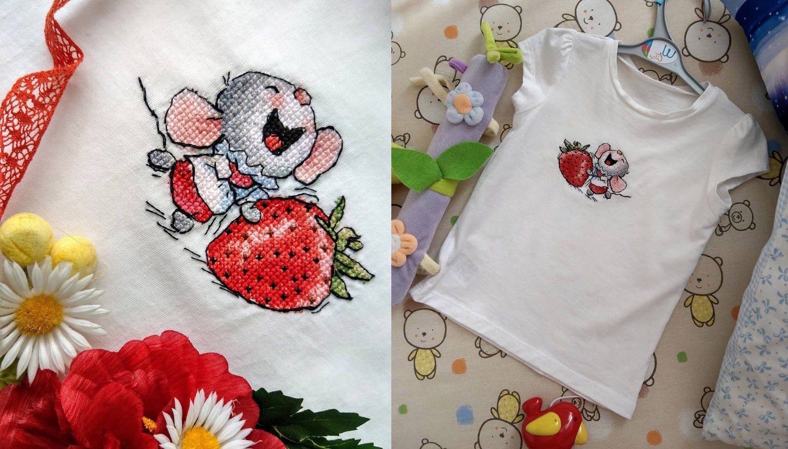 Cross Stitch Pattern merry Mice DMC Cross Stitch - Etsy Australia