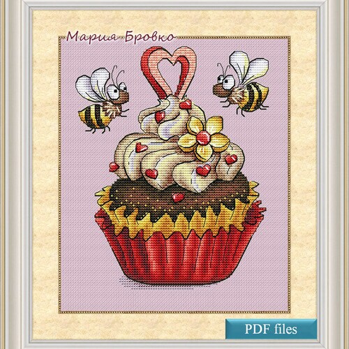 Cross Stitch Pattern cookies DMC Chart Needlepoint - Etsy