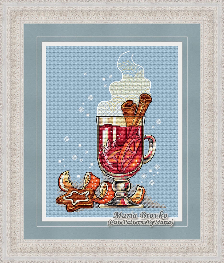 Cross Stitch Pattern Taste of Winter Holidays DMC Chart - Etsy
