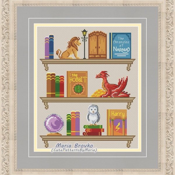 Shelf Cross Stitch - Etsy