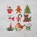 Cross Stitch Pattern christmas Sampler DMC Cross Stitch Chart ...