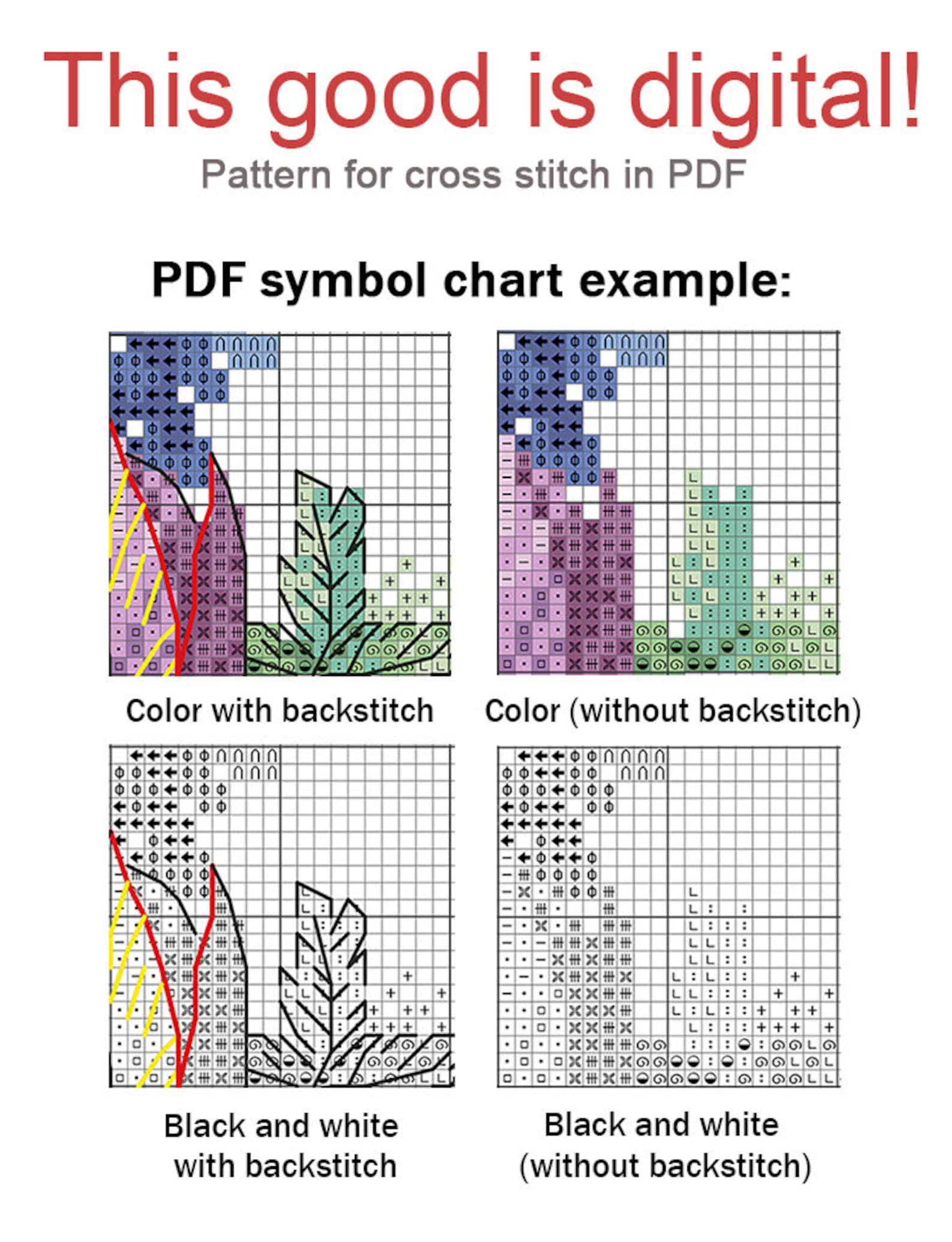 Cross Stitch Pattern "inspiration" DMC Cross Stitch Embroidery Chart ...