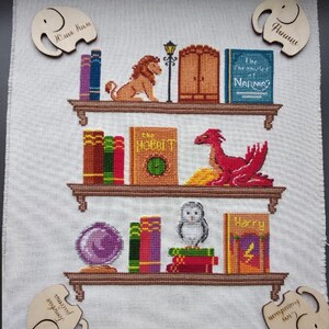 Cross Stitch Pattern "thematic Shelves. Bookshelves " DMC Cross Stitch ...