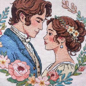 Cross Stitch PDF Pattern Pride and Prejudice DMC Chart Printable ...