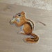 Cross Stitch Pattern chipmunk DMC Chart Needlepoint Embroidery ...
