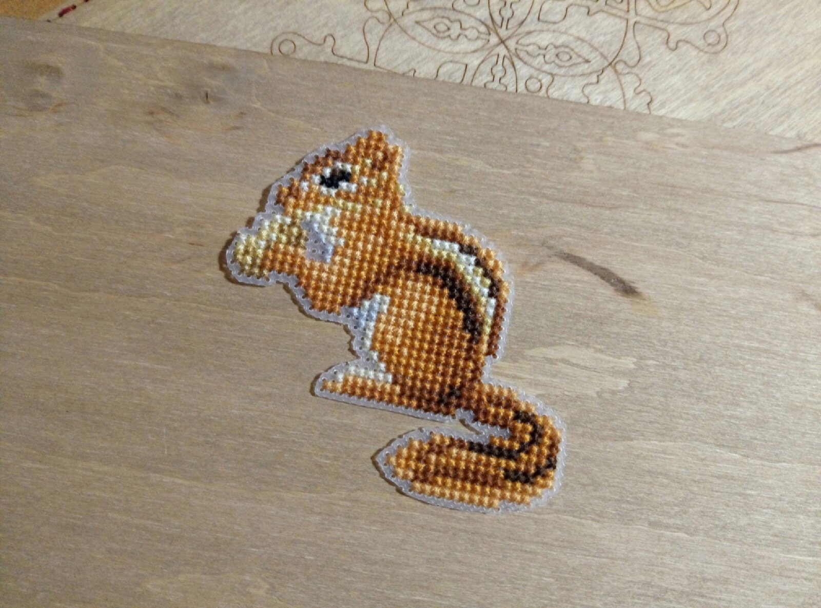 Cross Stitch Pattern chipmunk DMC Chart | Etsy