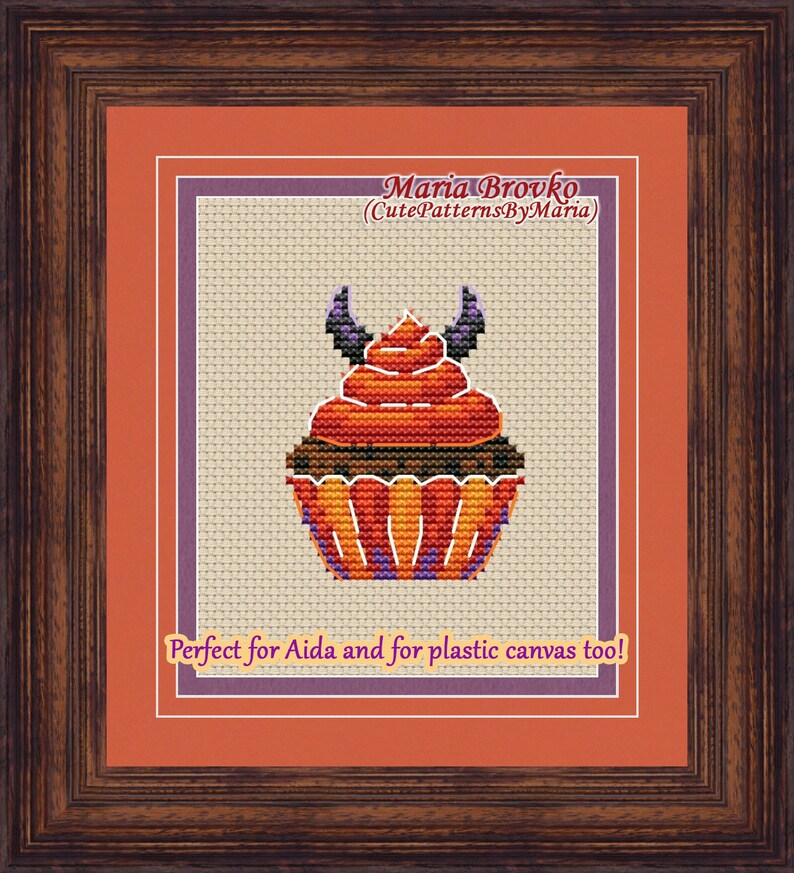 Cross Stitch Pattern devil Cake DMC Cross Stitch - Etsy