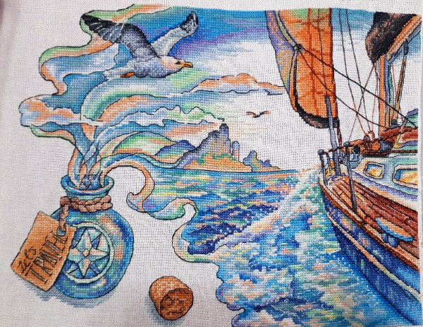 Cross Stitch Pattern aroma of Travel DMC Cross | Etsy
