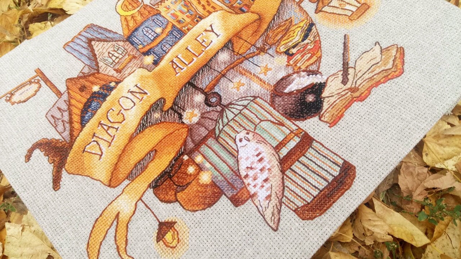 Cross Stitch Pattern Witchcraft & Wizardry Shop DMC Cross - Etsy