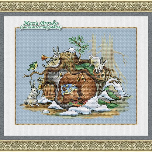 Cross Stitch Pattern dutch Rabbit DMC Chart - Etsy