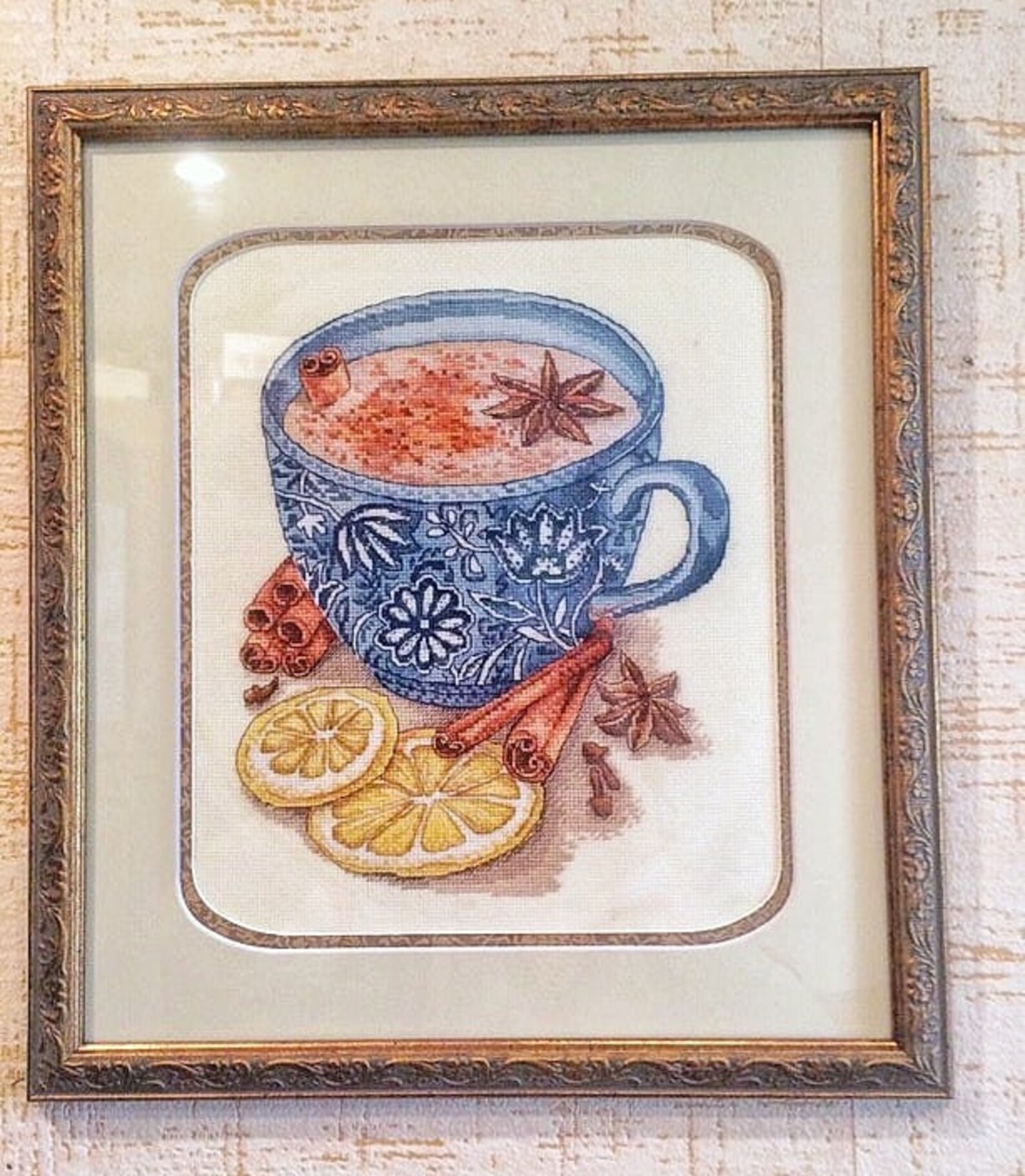 Cross Stitch Pattern tea With Milk DMC Chart - Etsy Canada