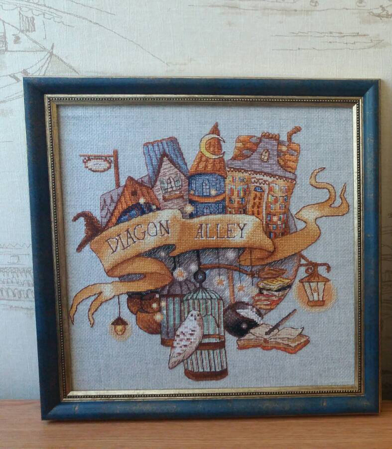 Cross Stitch Pattern Witchcraft & Wizardry Shop DMC Chart Embroidery ...