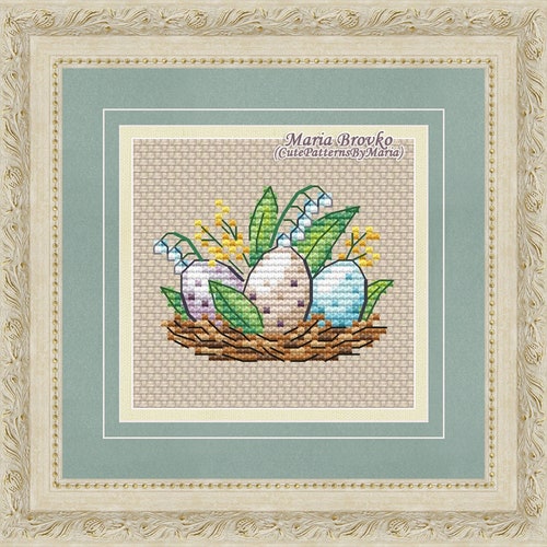 Hello Spring Cross Stitch Pattern - Etsy