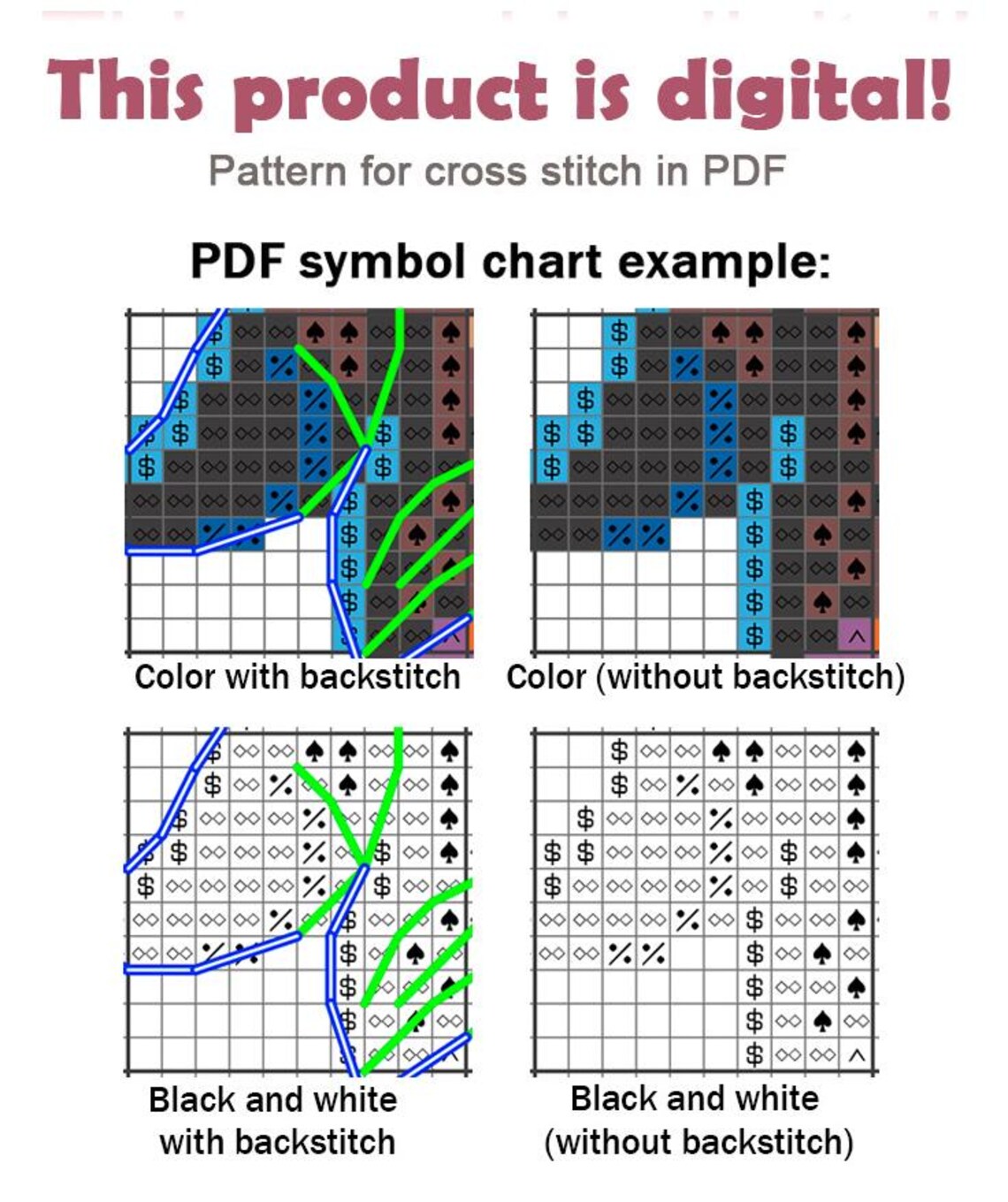 Cross Stitch PDF Pattern Friendly Ghost Reading Book DMC Chart ...