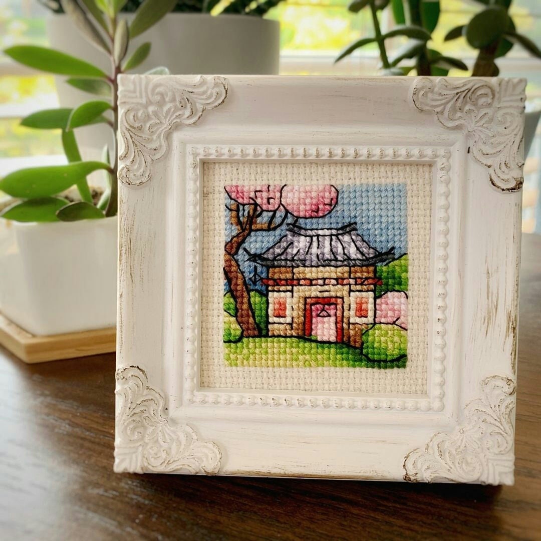 Cross Stitch Pattern Miniature Japan DMC Cross Stitch Chart Needlepoint ...