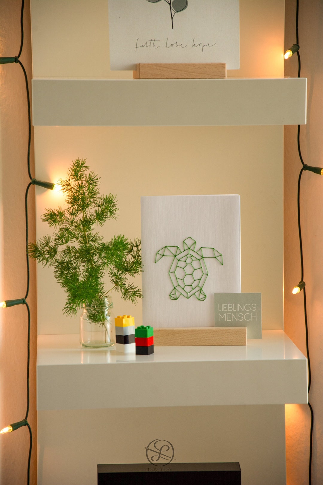 Embroidered Card TURTLE DIN B6 Including Envelope - Etsy