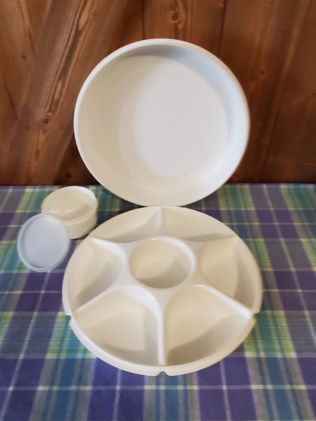 White Tupperware Party Platter - Etsy