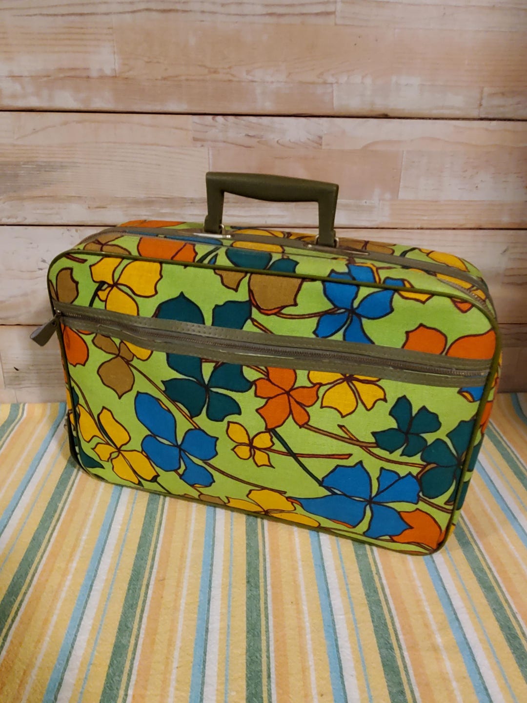 Vintage Overnight Case NO Key - Etsy