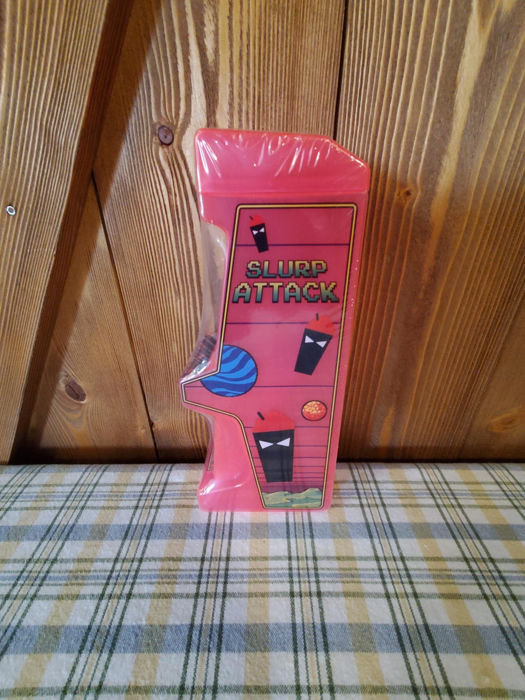 Vintage-new Slurpee 7 Eleven Arcade Machine Cup With Straw Inside ...