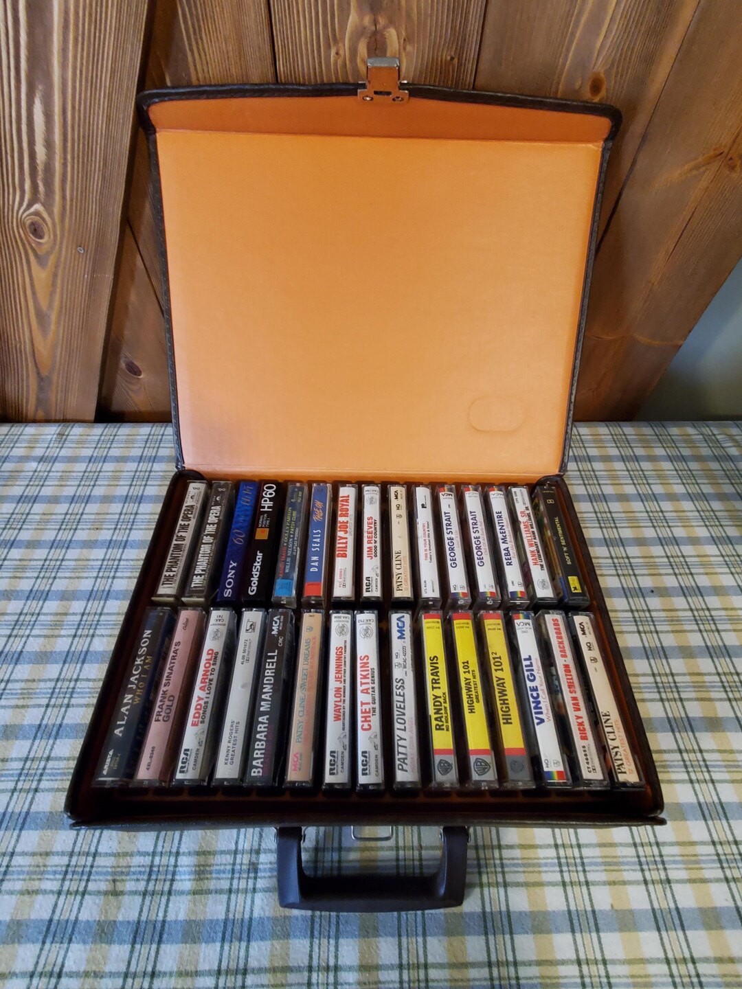 Vintage BMI Cassette Tape Storage Case With 30 Cassettes - Vintage ...