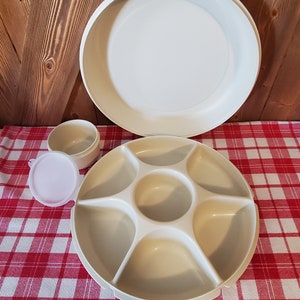 Tupperware Chip and Dip/vegetable and Dip Server Tupperware Party ...