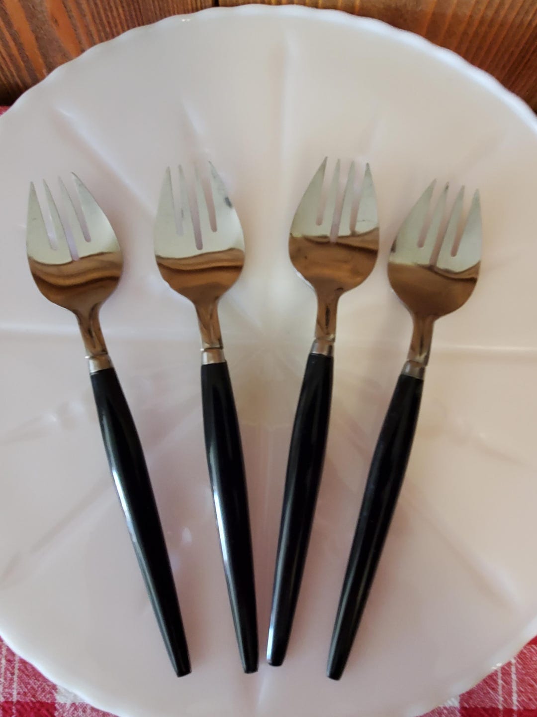 SET of Vintage-new Swedish Modern Design Forks - Vintage Ebonite ...