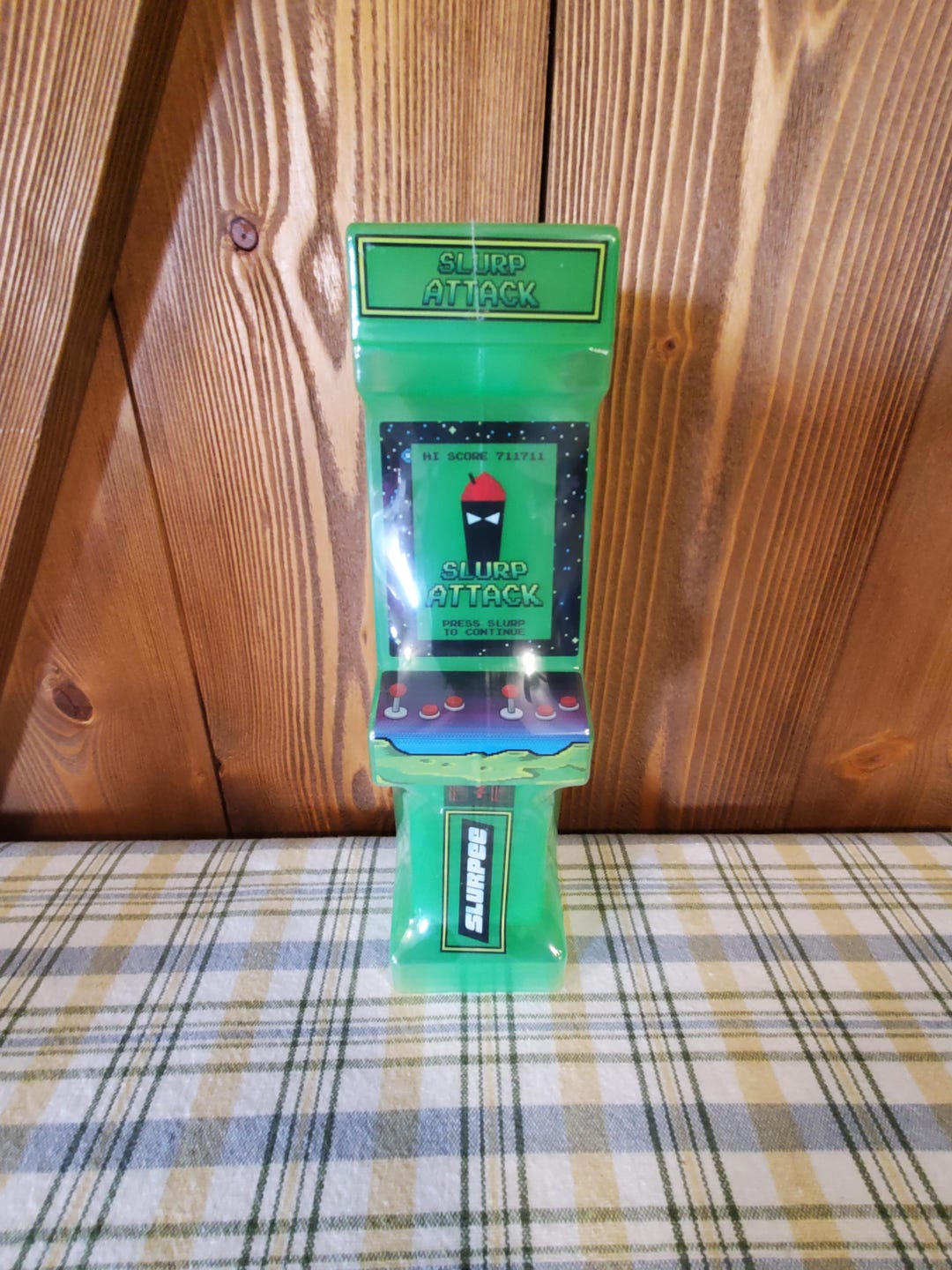 Vintage-new Slurpee 7 Eleven Arcade Machine Cup With Straw Inside ...