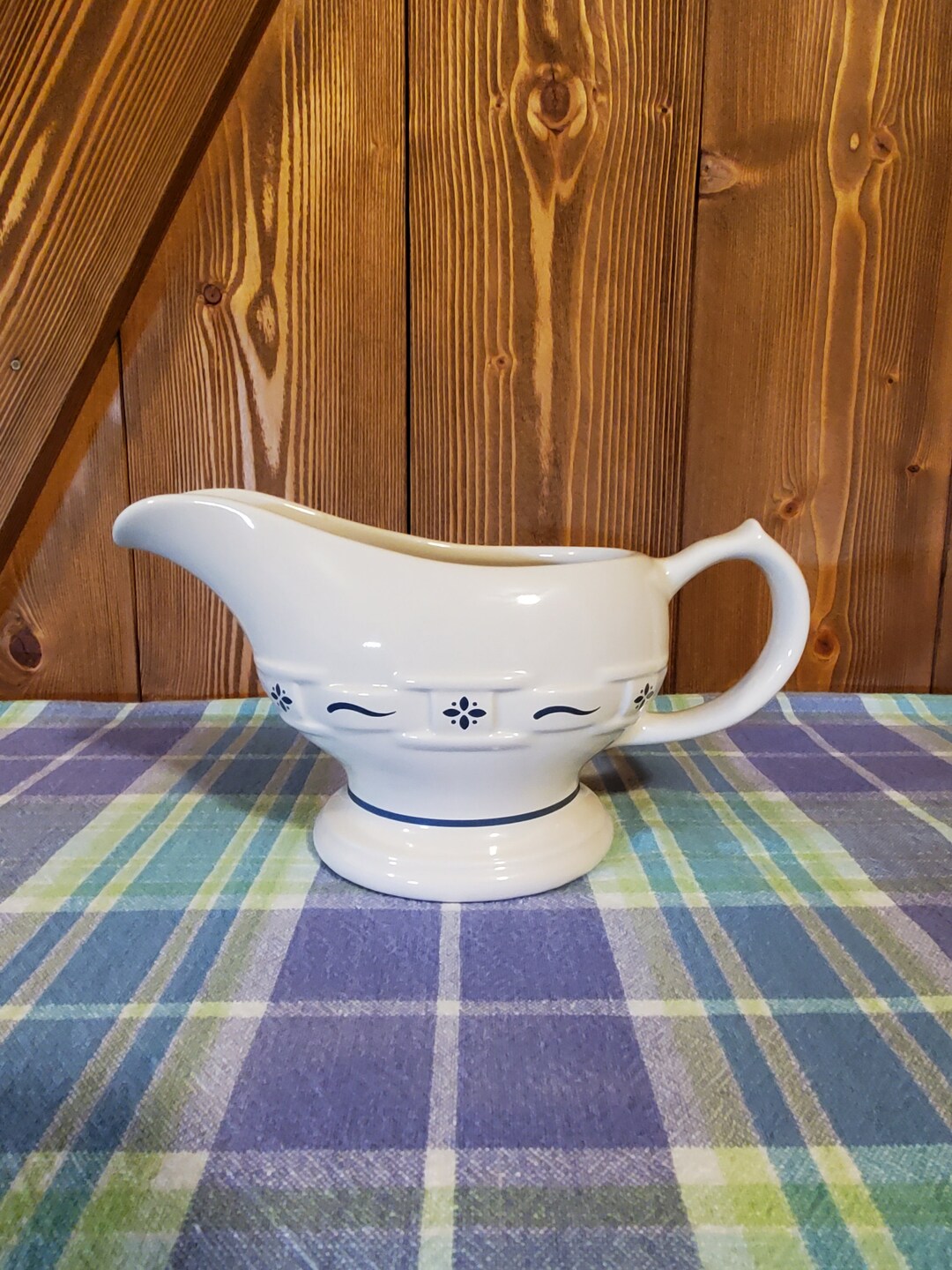 Blue Longaberger Gravy Boat - Etsy
