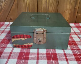 Metal Check File Box - Etsy