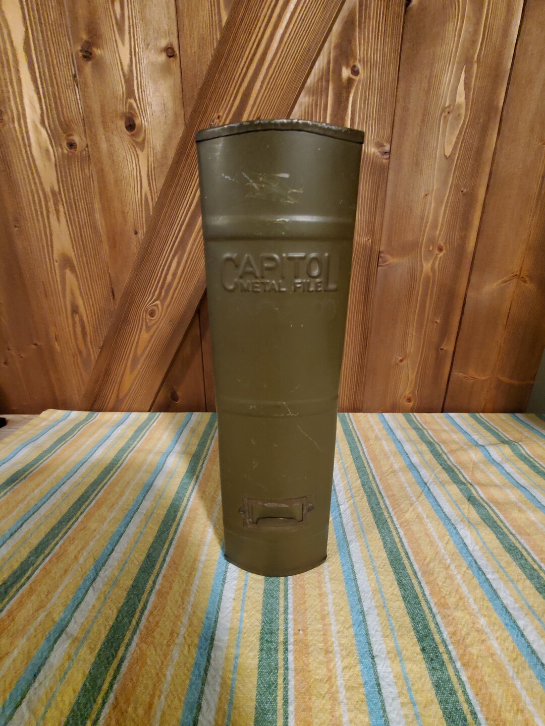 Capitol Metal File Box Book Shaped Metal Storage Box - Etsy