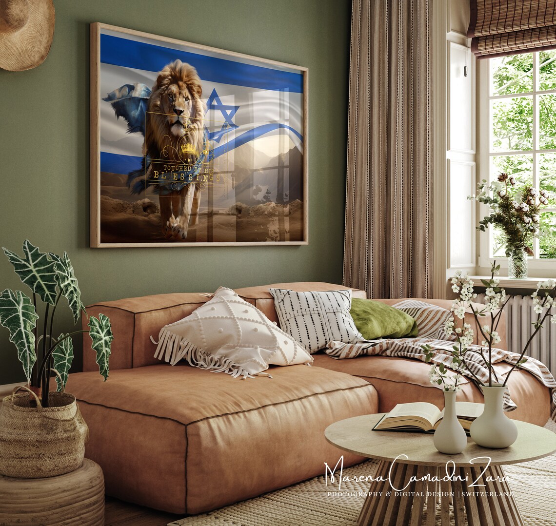 Lion of Judah,yudah,israel Flag, Printable, Jewish,torah,bible, Israel ...