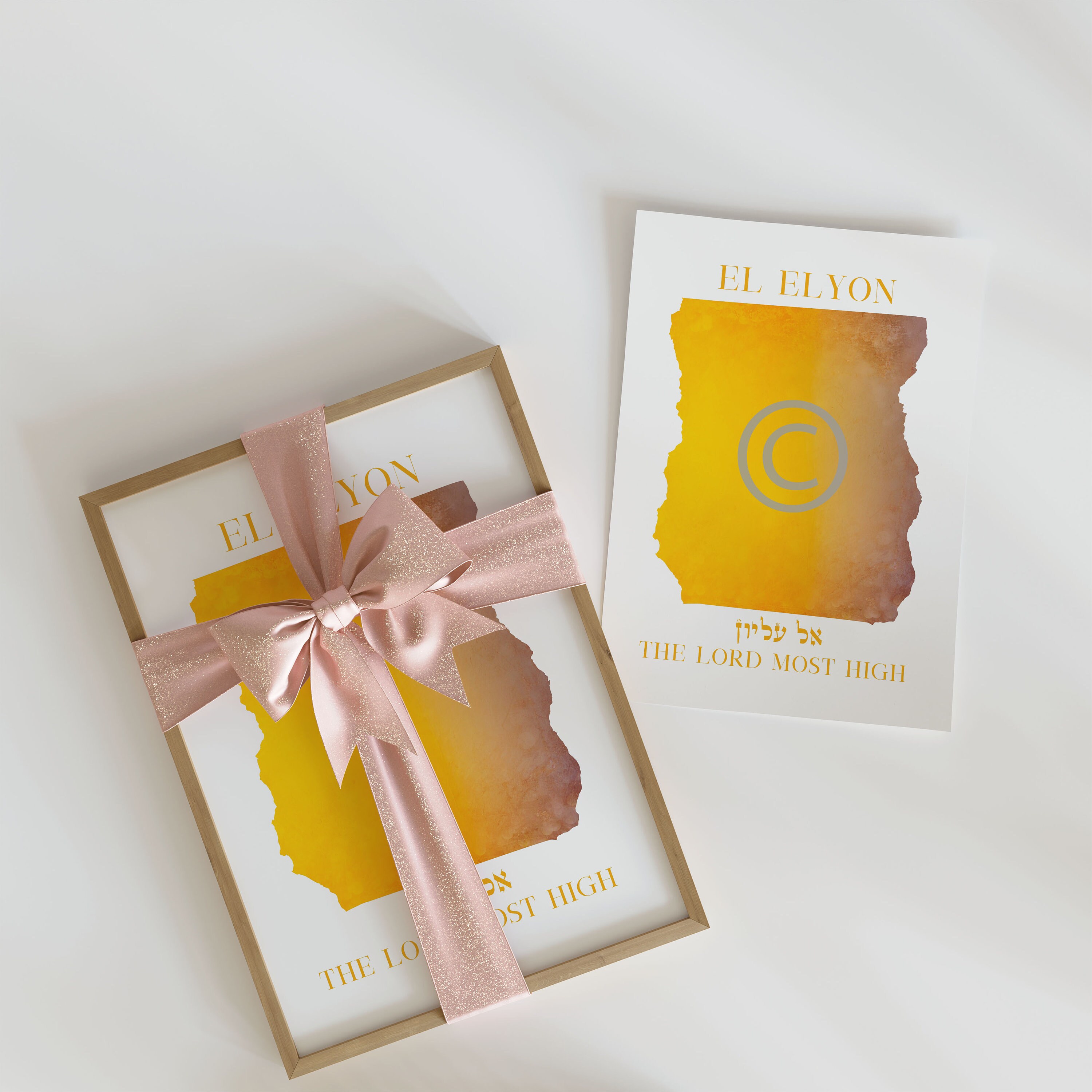 EL Elyon Hebrew Name of God Printable Download Judaica - Etsy