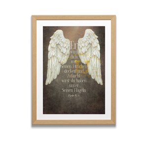 Psalm 91 | Deutsch | Unter Seinen Flügeln | Download PDF JPG ...