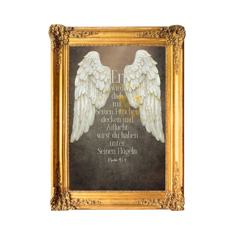 Psalm 91 | Deutsch | Unter Seinen Flügeln | Download PDF JPG ...