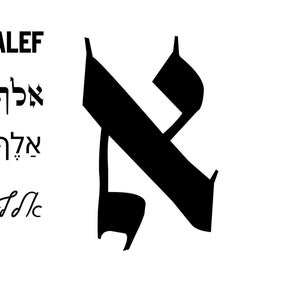 Hebrew Alphabet Flashcards Hebrew Alefbet Alephbet Jewish Download PDF ...