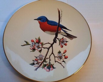 Bluebird plate | Etsy